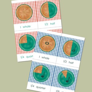 Apple Pie Fractions and Musical Notes | Early Math | Autumn Preschool ...