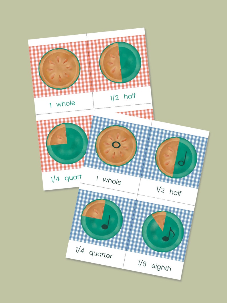 Apple Pie Fractions and Musical Notes | Early Math | Autumn Preschool ...