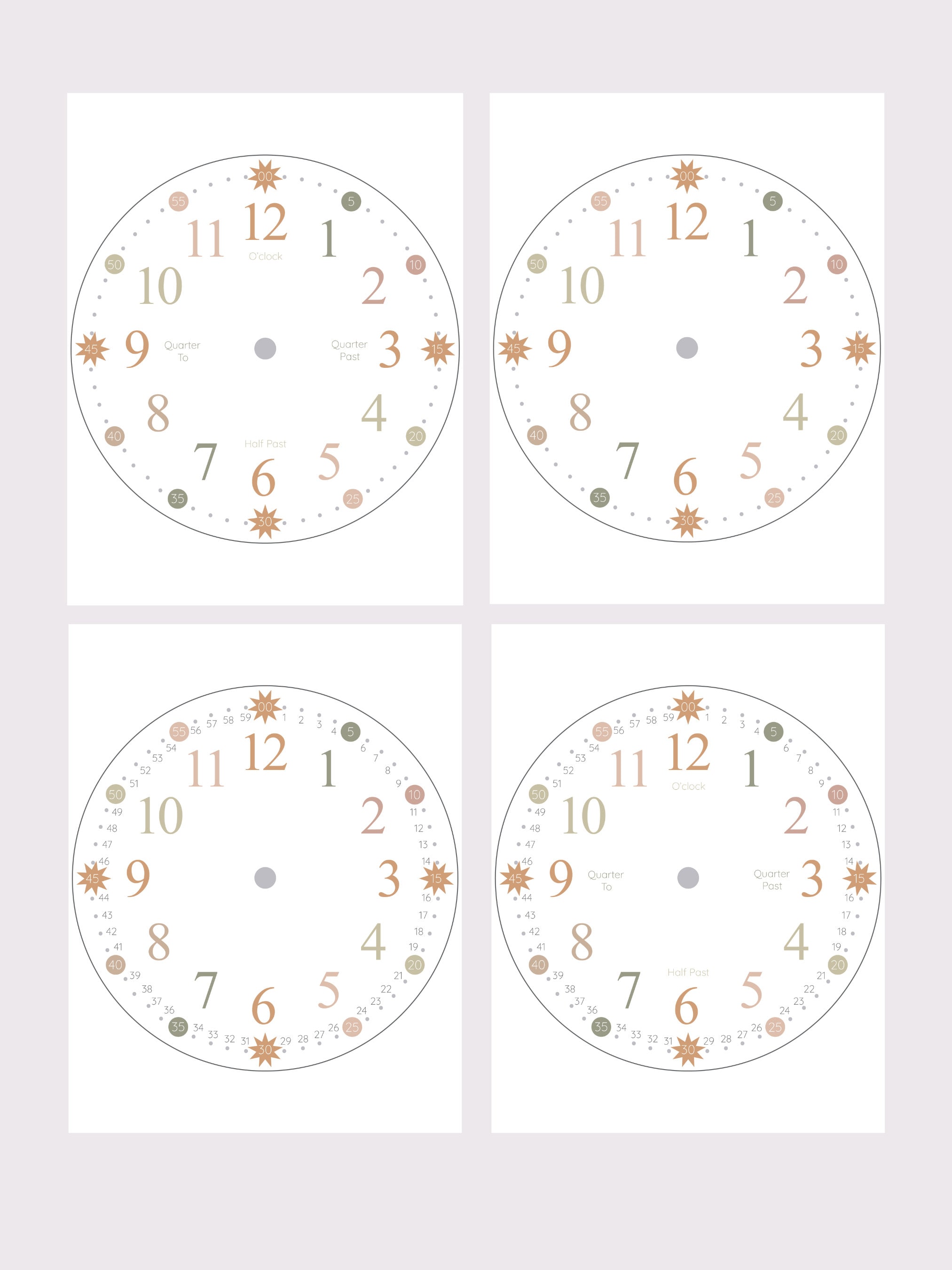 Learning to Tell Time | Kids Learning Clock | Printable Clock | Life ...