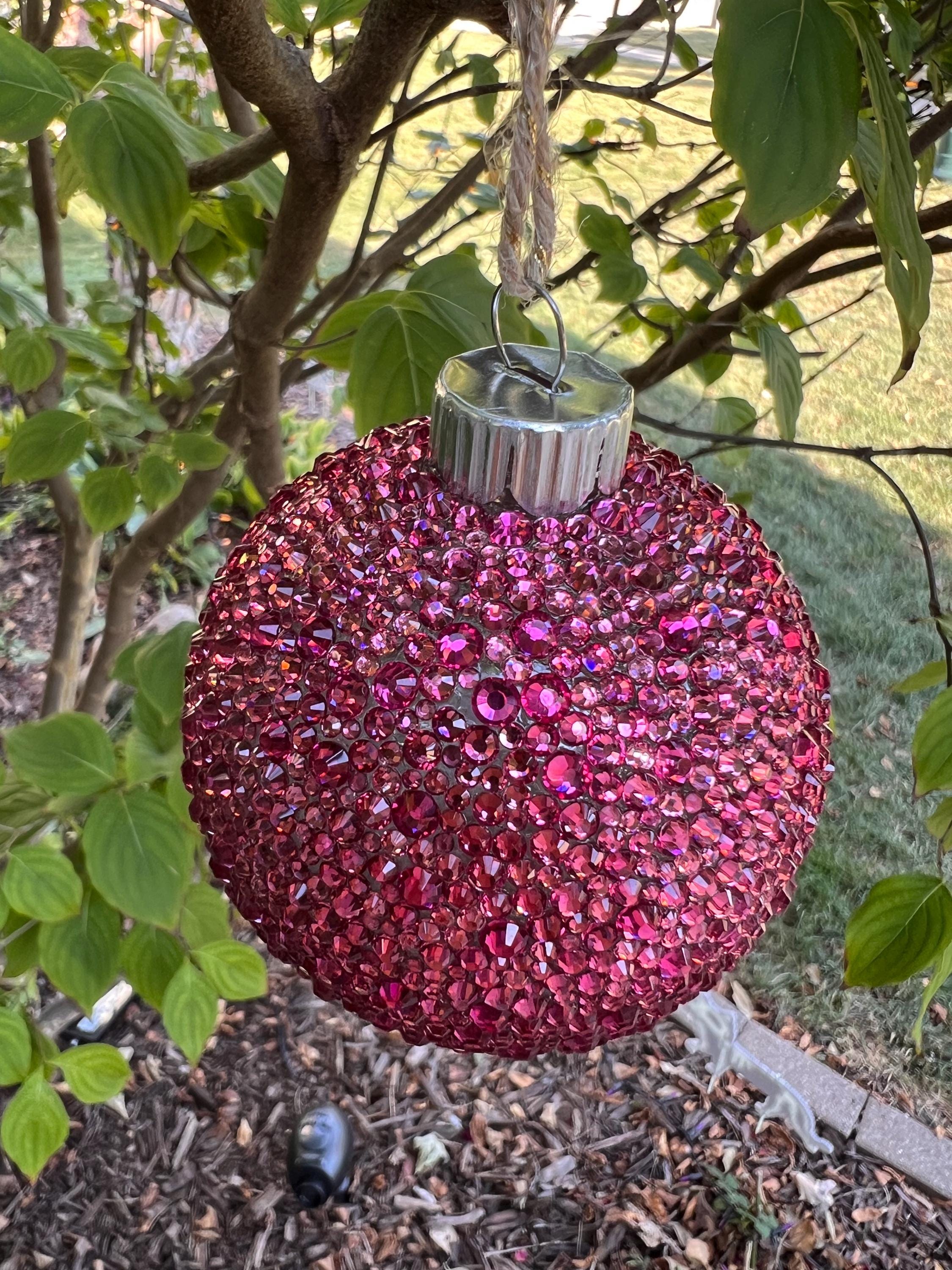 Pink Bedazzled Ornament - Etsy