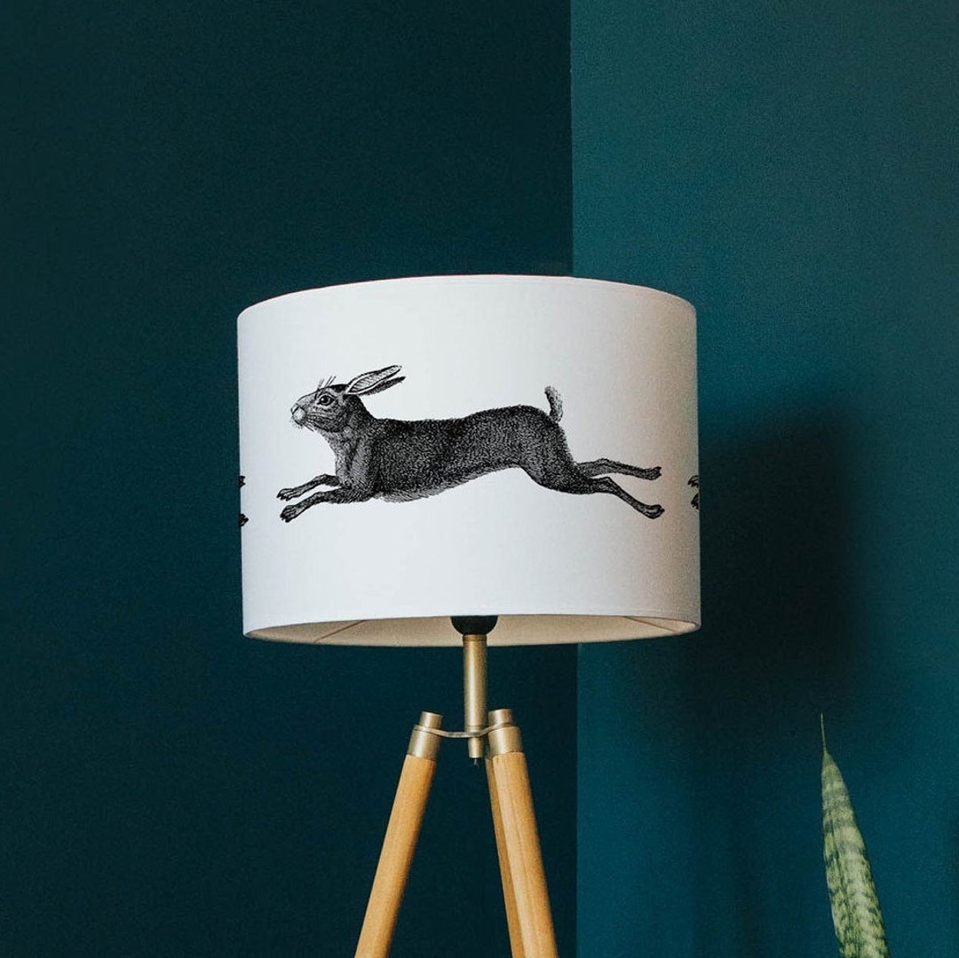 Hare Lamp Shade/ceiling Light - Animal Lampshade - Home Décor ...