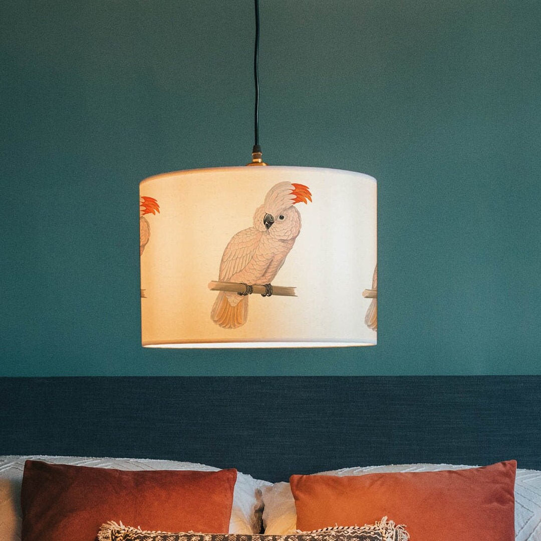 Parrot Lampshade/ Ceiling Light Bird Lamp Shade Tropical Lampshade - Etsy