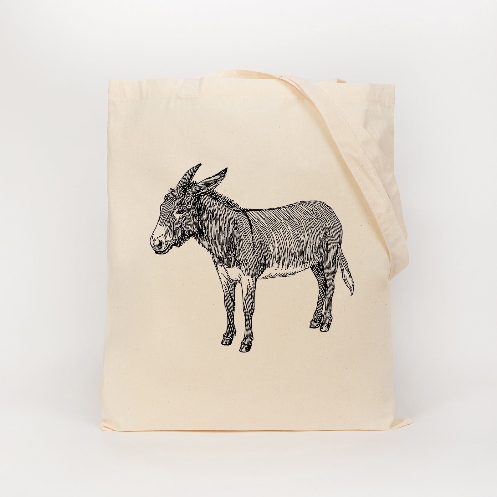 Donkey bag donkey gifts cotton reusable bag material | Etsy