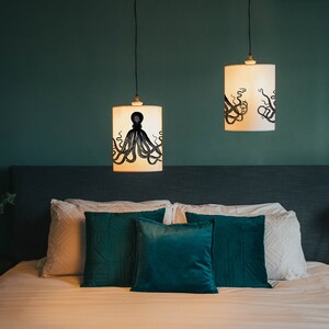 Octopus Lamp Shade/ Ceiling Shade Nautical Lamp Shade - Etsy UK