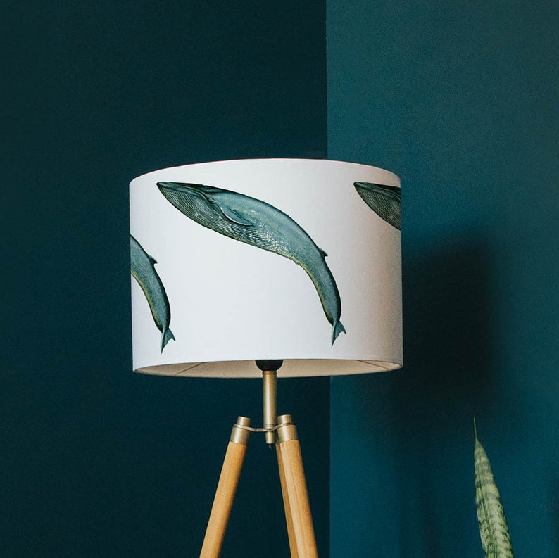 Leaping Whale Lampshade/ Ceiling Light Nautical Lamp Shade - Etsy
