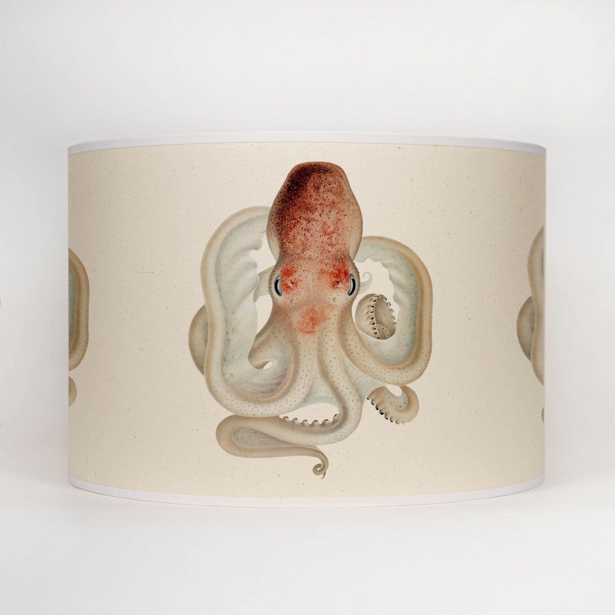 White octopus lampshade/ velodona octopus lamp shade octopus | Etsy