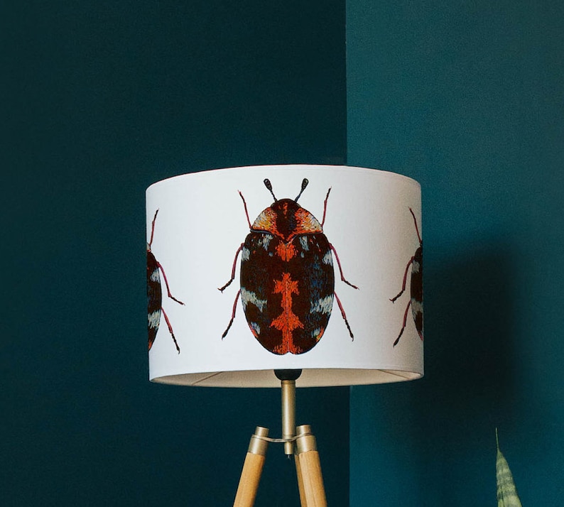 Insect Lampshade/ Ceiling Light Red Beetle Lamp Shade Bug - Etsy