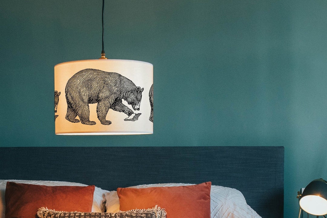 Bear Lampshade/ Ceiling Light - Animal Lamp Shade - Lighting - Etsy