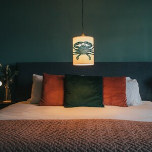 Crab Lamp Shade/ Ceiling Shade Sea Side Lamp Shade Seafood Nautical ...