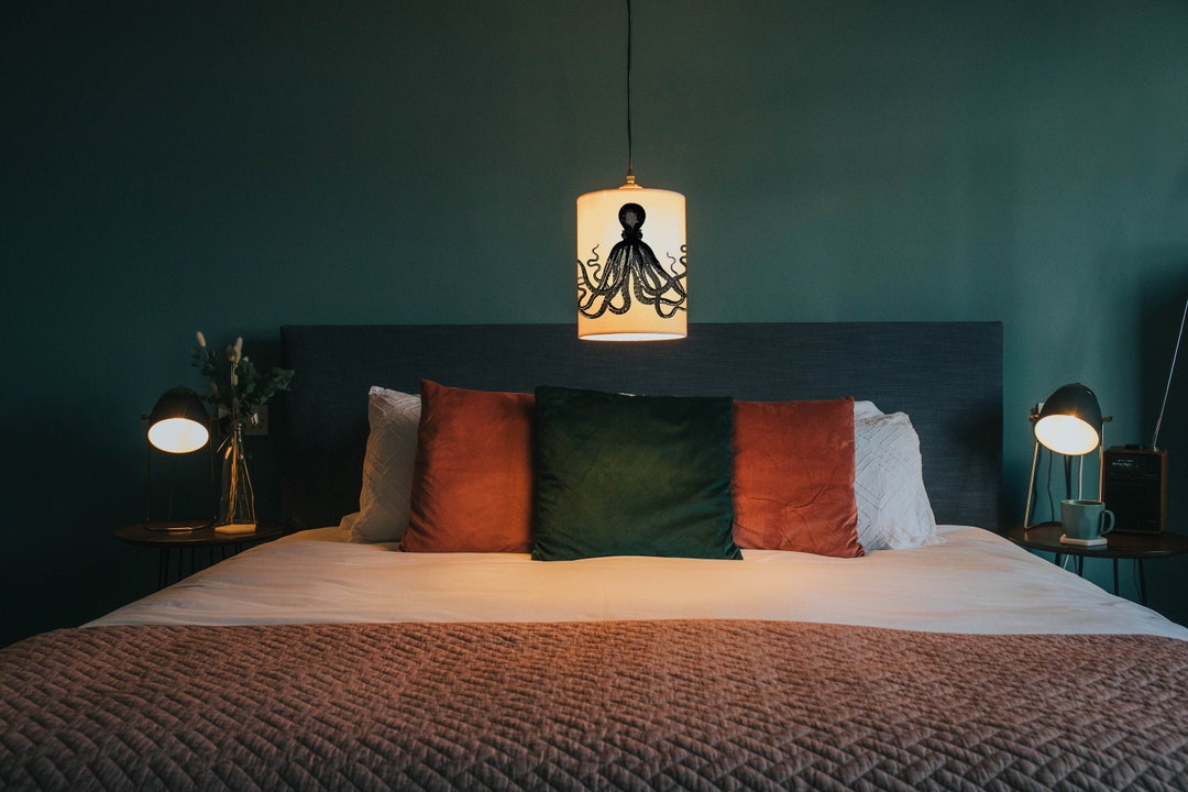 Octopus Lamp Shade/ Ceiling Shade - Nautical Lamp Shade - Nautical ...