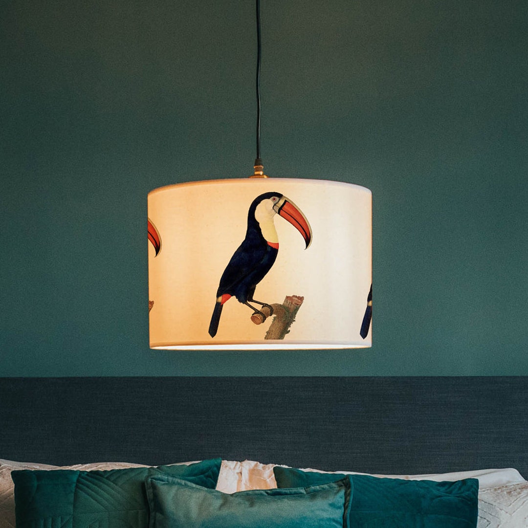 Toucan Lampshade / Ceiling Pendant– Tropical Bird Lighting Decor - Etsy UK