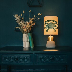 Crab Lamp Shade/ Ceiling Shade Sea Side Lamp Shade Seafood Nautical ...
