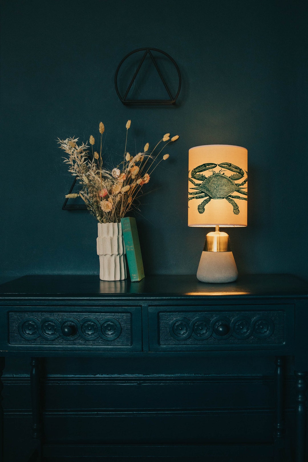 Crab Lamp Shade: Nautical Seaside Lighting - Etsy