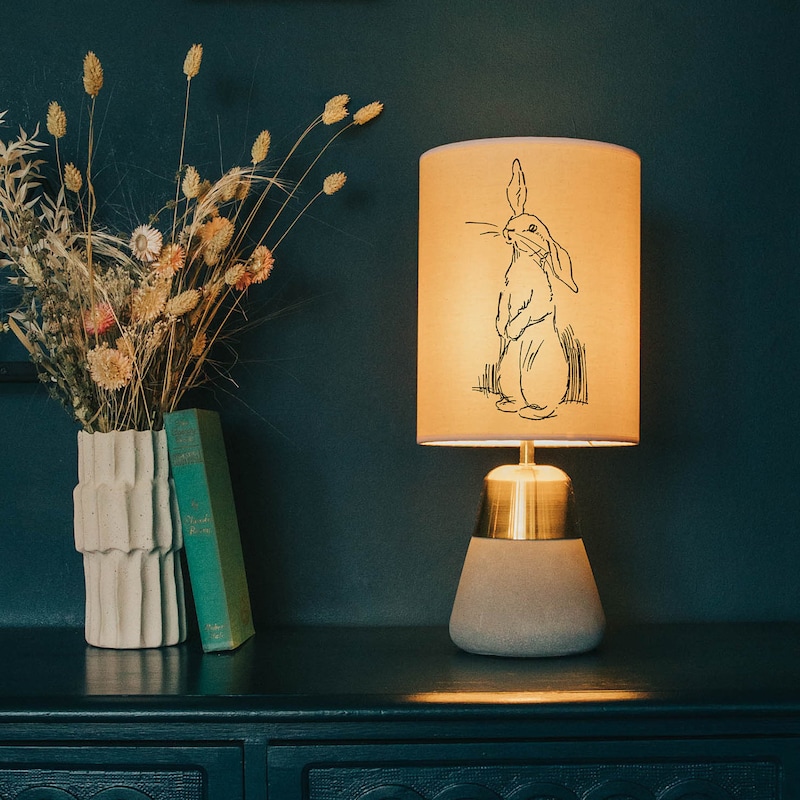 Rabbit Lamp - Etsy