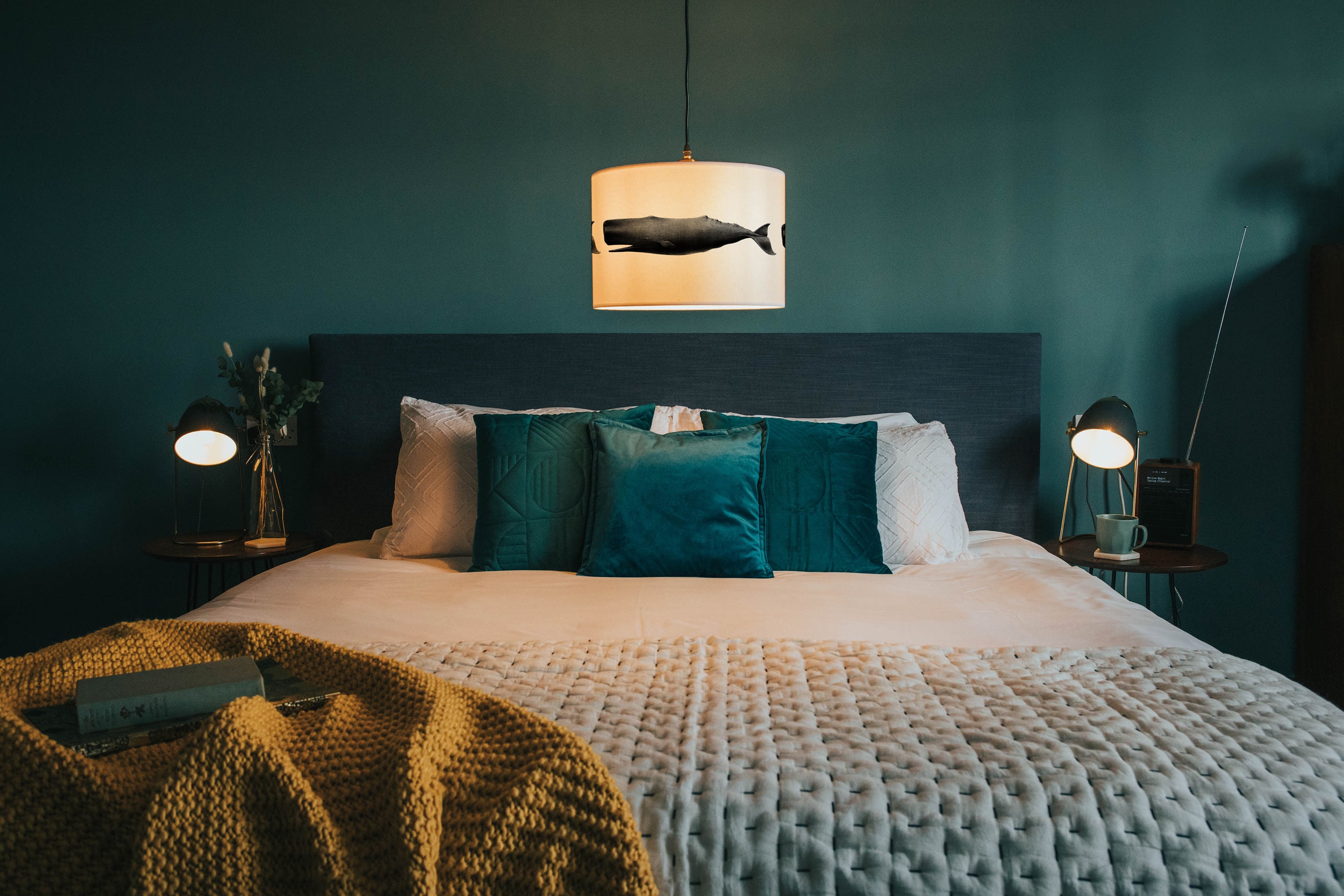 Whale lampshade/ ceiling light sea creature nautical lamp | Etsy