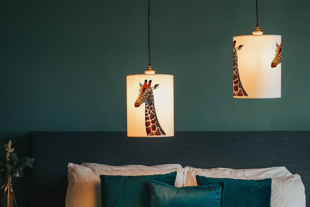 Giraffe Lamp Shade/ Ceiling Shade Animal Lamp Shade Lighting Animal ...