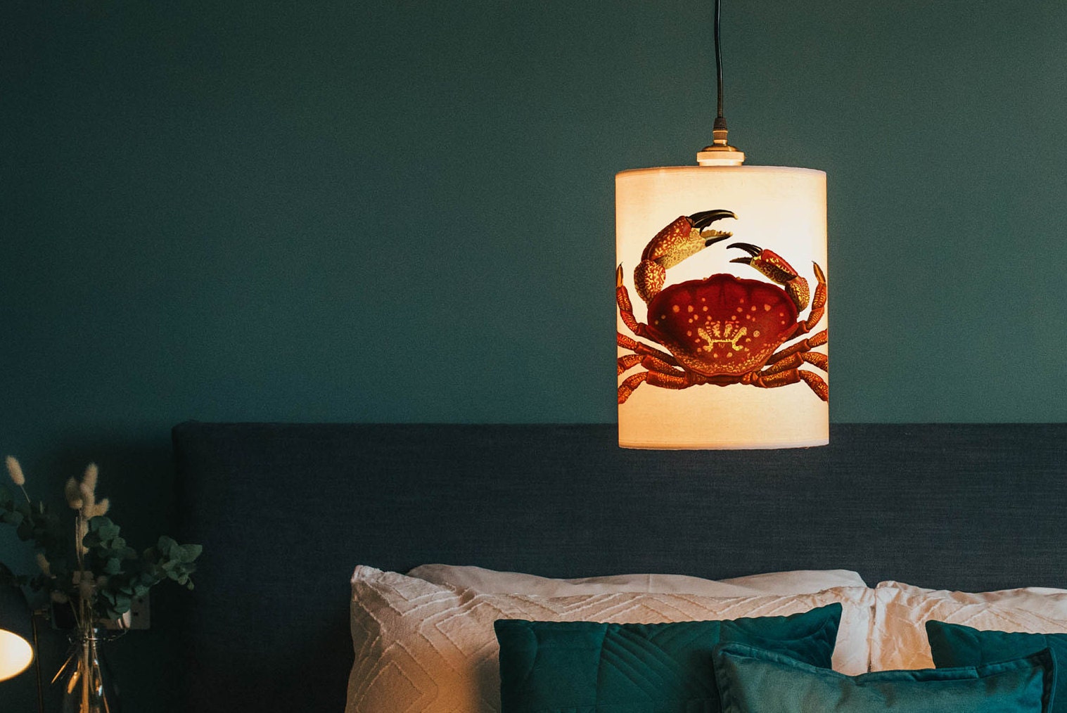 Crab lamp shade/ ceiling shade nautical lamp shade sea | Etsy