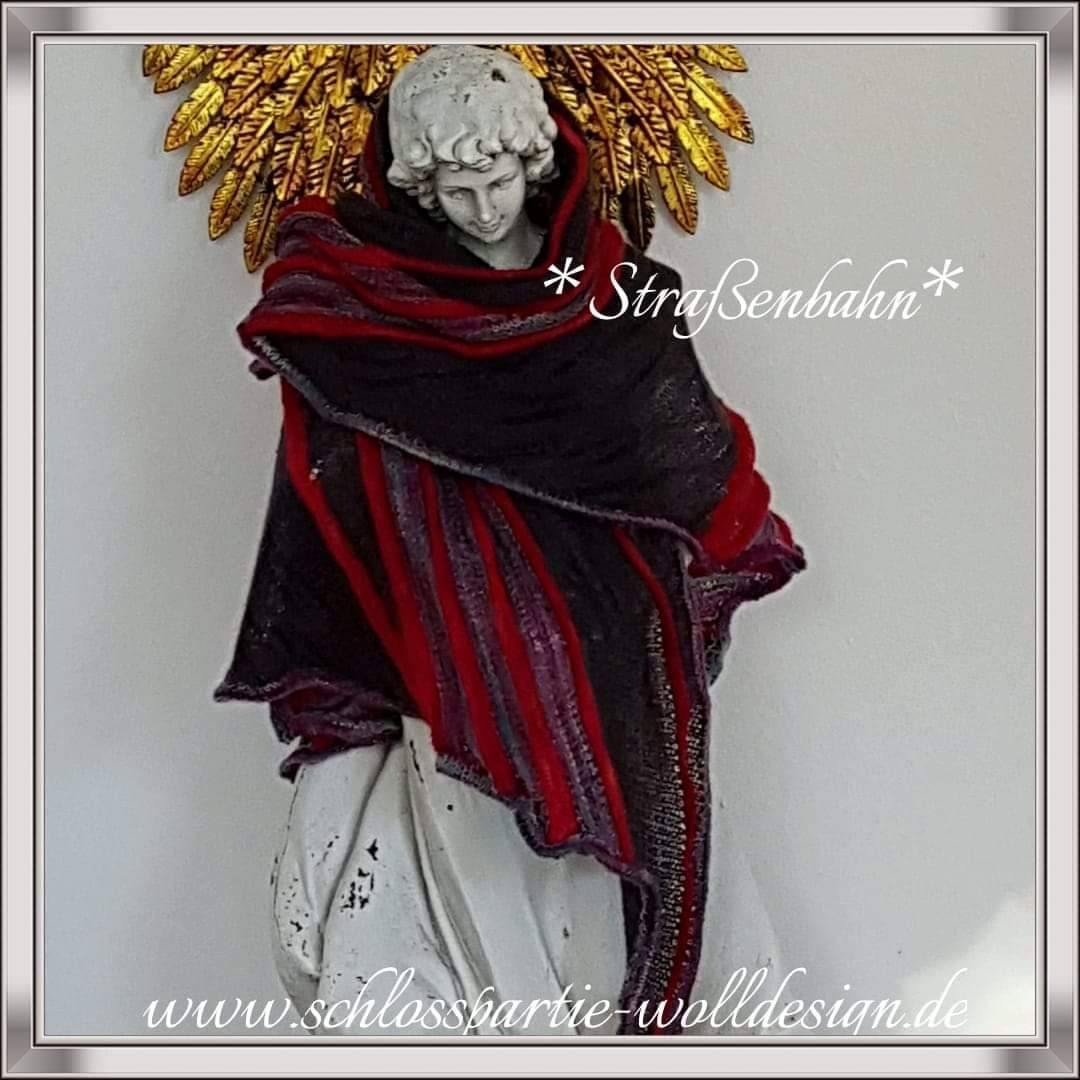 Knitting Instructions for the TRACK Triangular Scarf With Piping and ...