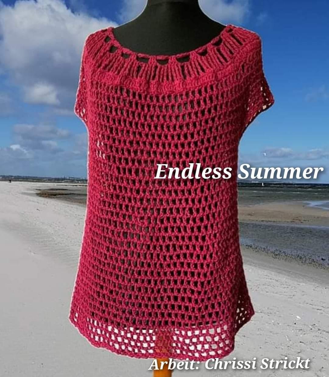 Crochet Pattern Endless Summer Sweater in All Sizes From GGH Wool or ...