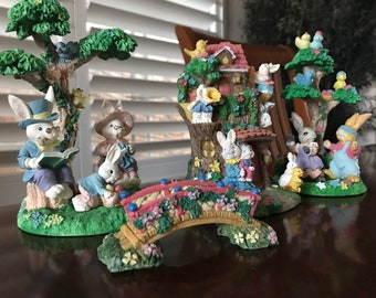 Easter village | Etsy