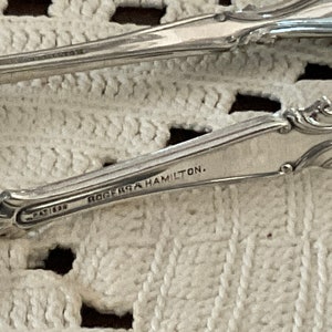 Antique Silverplate Rogers & Hamilton 1896 XII Raphael Sugar Spoon and ...