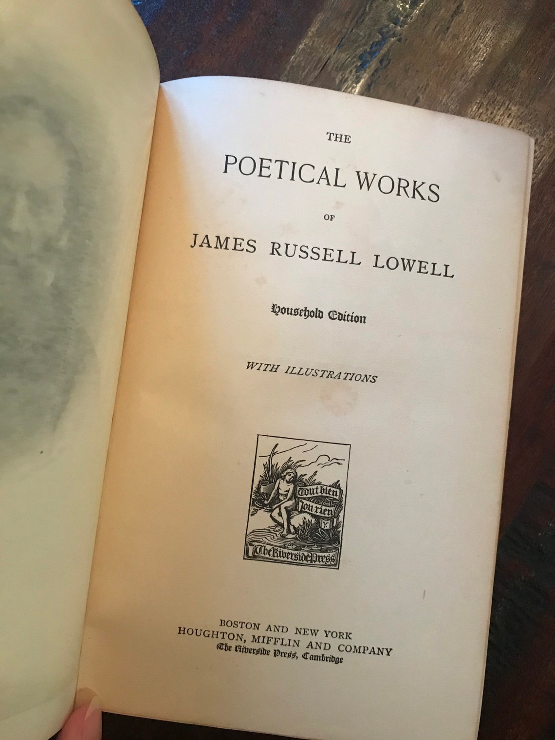 Lowells Poems Household Édition of the Poets 1885 book | Etsy