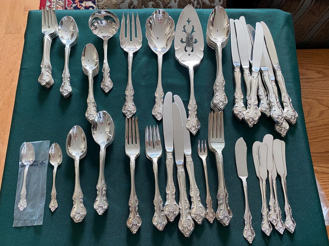 1964 ORLEANS International Deep Silver Silverplate Silverware by the ...