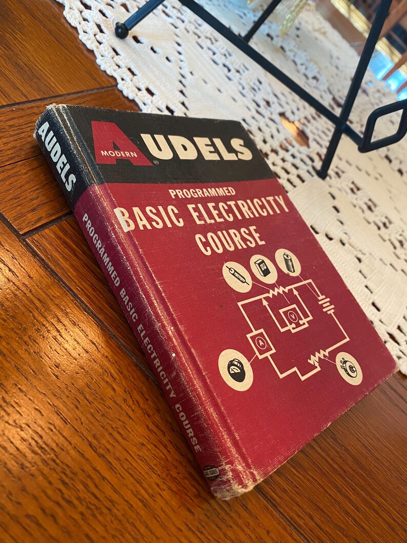 1966 2nd Printing Audels Basic Electricity Course Book Q&A 264 Pages - Etsy