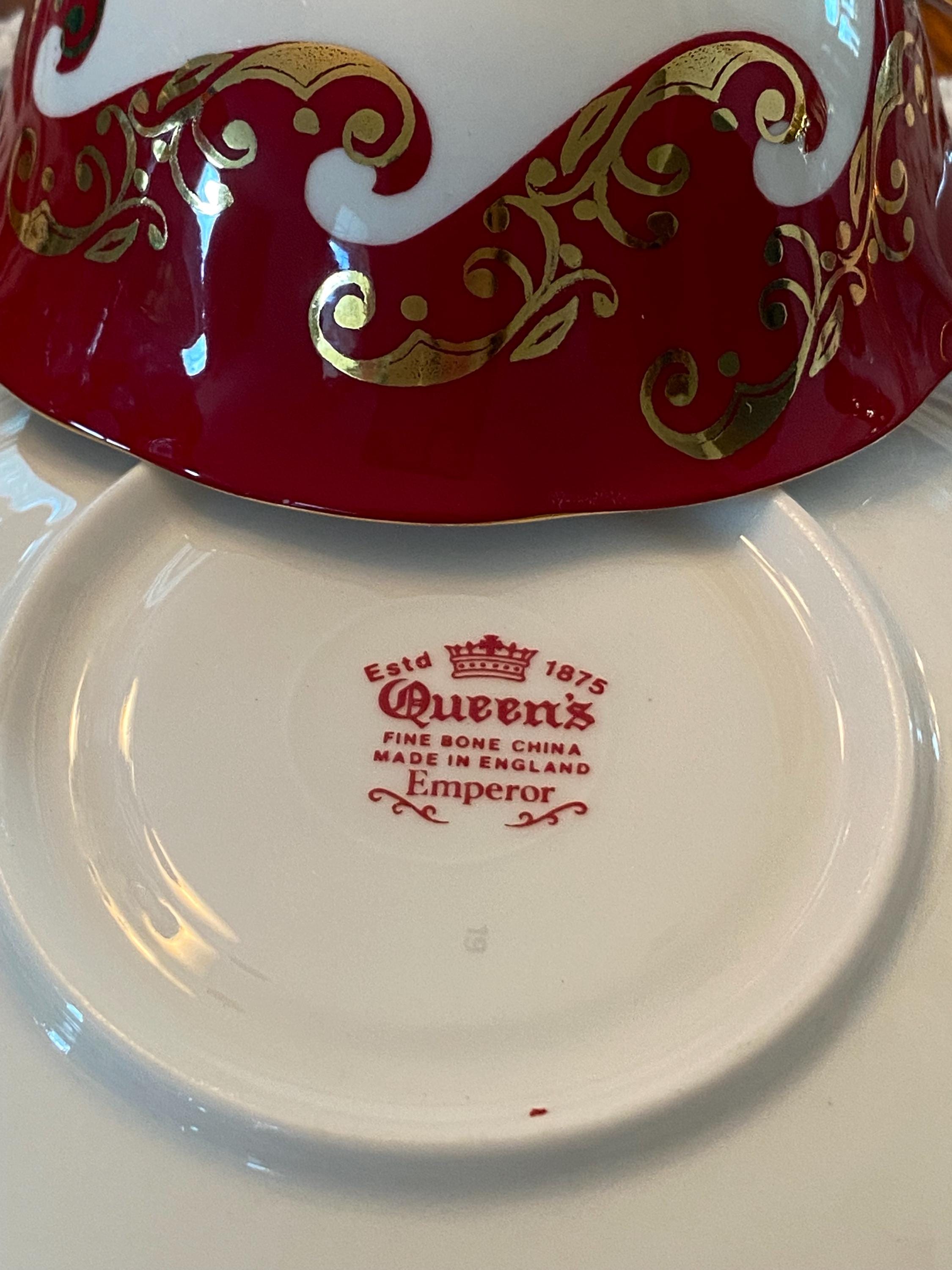 Vintage Queens Rosina Fine Bone China England 1970’s Emperor Tea Cup ...