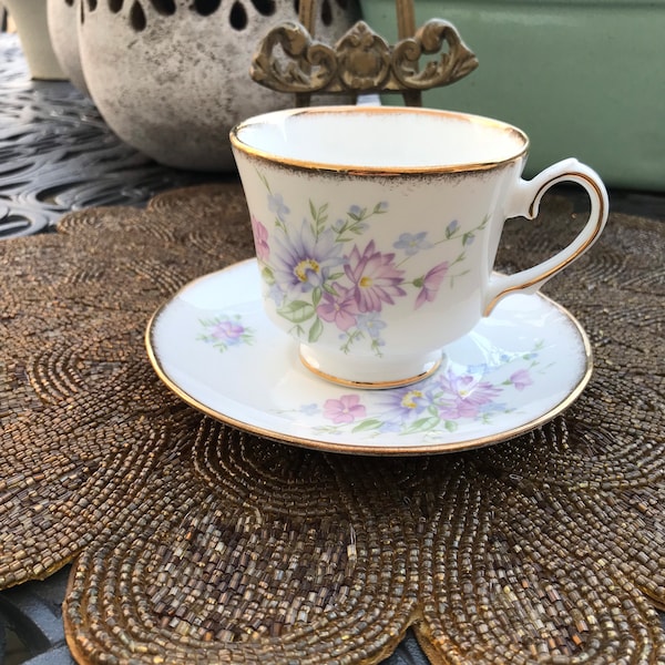 Purple Teacup - Etsy