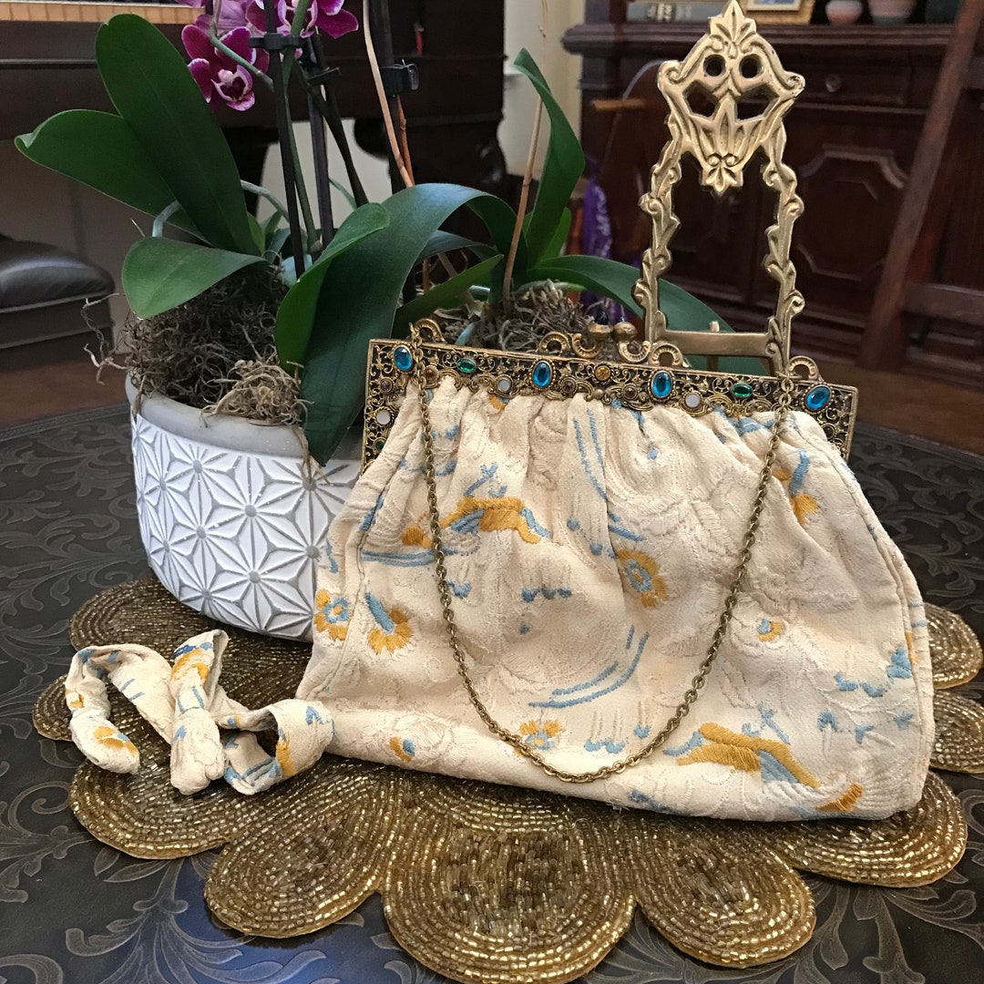 Exquisite Antique Jeweled Purse Handbag - Etsy