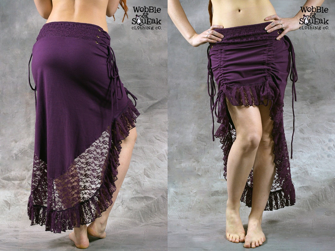 PIXIE SKIRT Gypsy Steampunk Fairy Bohemian Hippy Party Psytrance ...