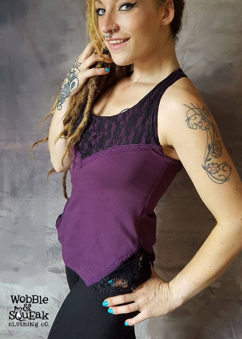 PIXIE CROSS BACK Top Hippy Psytrance Party Rave Festival Goa | Etsy UK