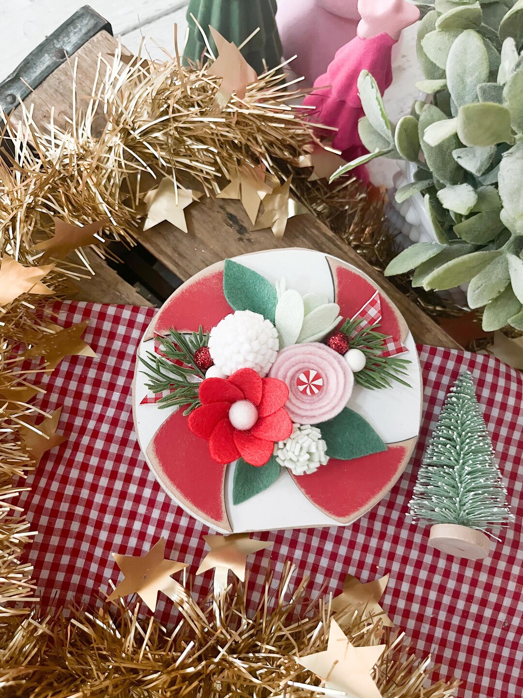 Table Top Wood Peppermint - Etsy