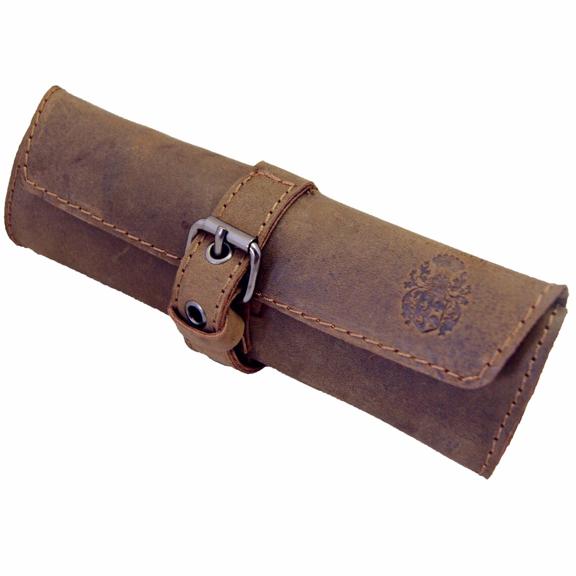 Pens Etui Pencil Case Cosmetic Bag HOMER Brown Leather BARON of ...