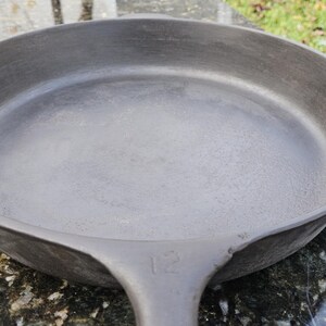 Cast Iron #12 Touched by Time Seasoned Skillet - Etsy