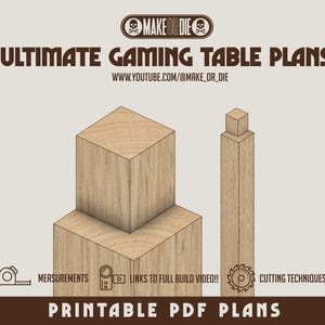 Ultimate Gaming Table Plans – LED Lighting & Magnetic Rail System - Etsy