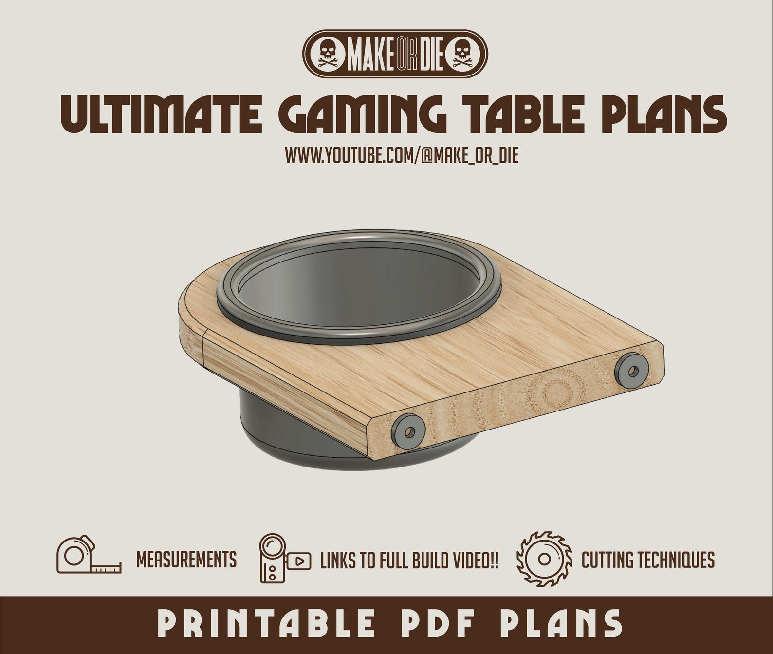 Ultimate Gaming Table Plans – LED Lighting & Magnetic Rail System - Etsy