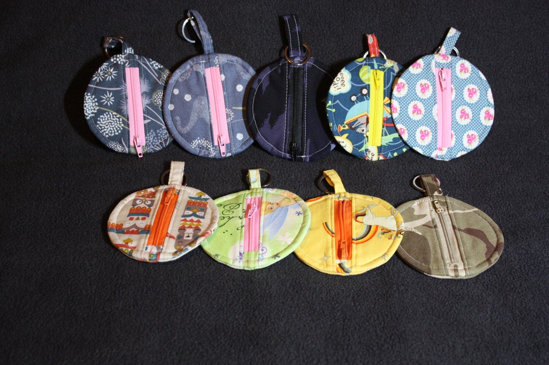 Handmade Circle Coin Purse - Etsy
