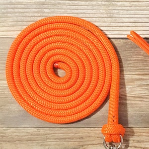 Safety Orange Lead Rope, Yacht Lead Rope, Hunter Orange Lead Rope ...