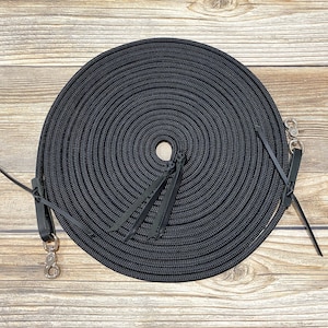 Custom 22' Long Lines, Yacht Rope Long Lines, Ground Driving Reins ...