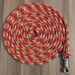 Custom 25 Foot Lunge Line, 25 Foot Lead Rope, Yacht Rope Lunge Line ...