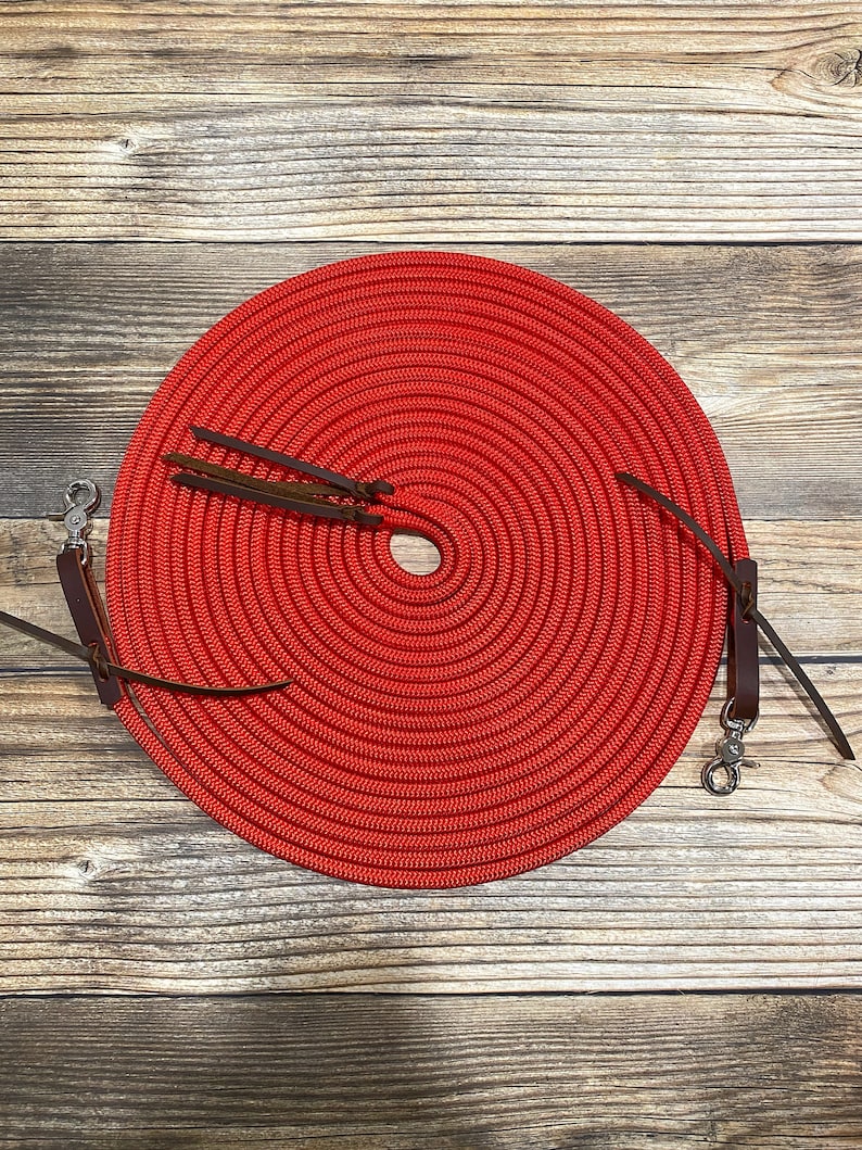 Custom 22' Long Lines, Yacht Rope Long Lines, Ground Driving Reins ...