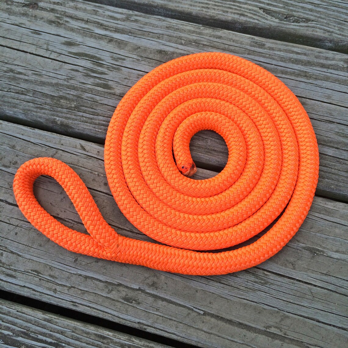 Safety Orange Lead Rope Yacht Lead Rope Hunter Orange Lead - Etsy