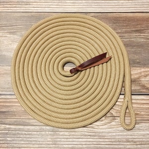 Custom 22 Foot Lead Rope, Yacht Rope Lead, Yacht Rope Lunge Line ...