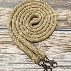 Custom Finesse Loop Reins, Finesse Style Yacht Rope Reins, Rope Reins ...