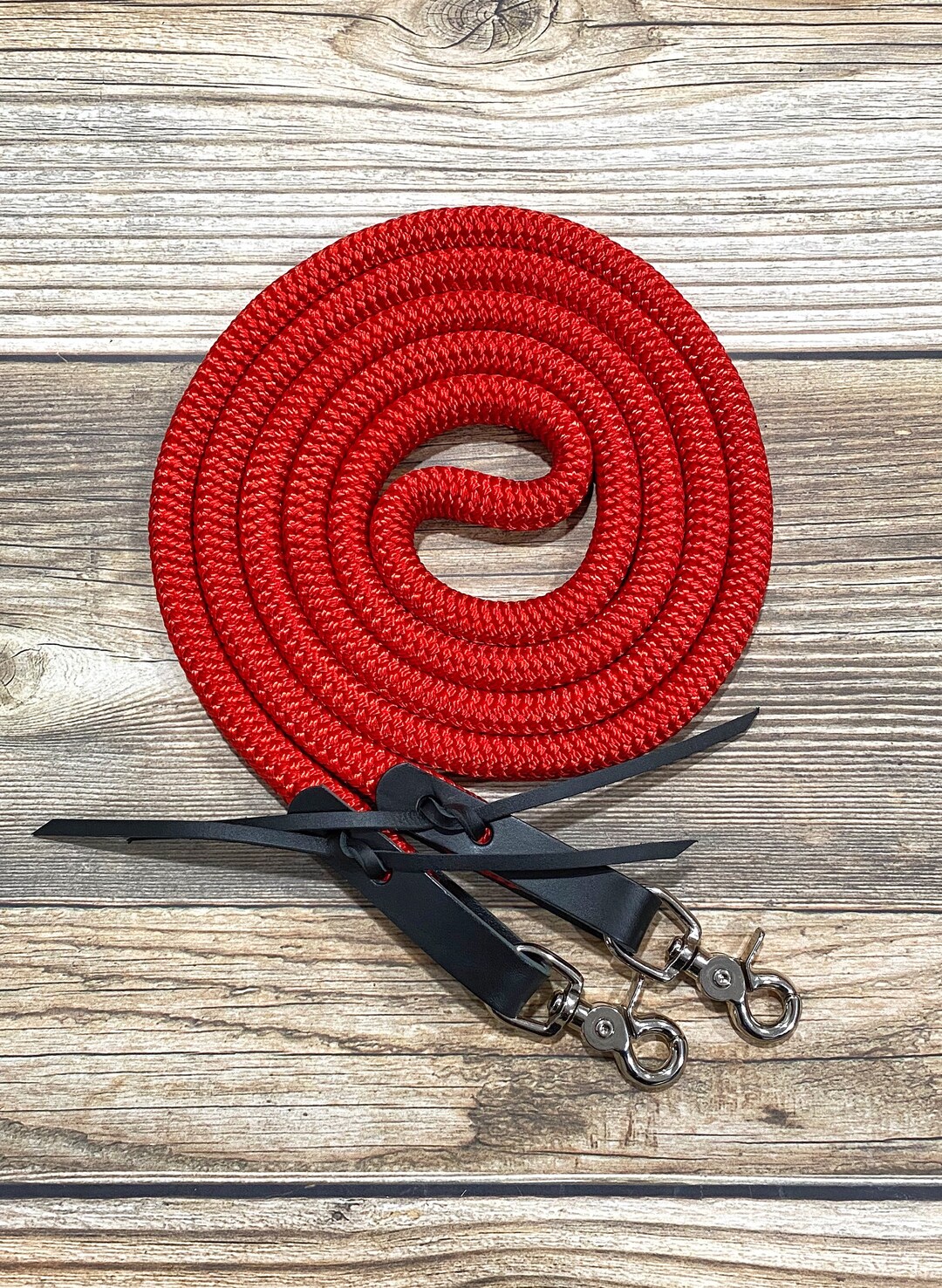 Custom Loop Yacht Rope Reins With Snaps, Yacht Rope Reins, Custom Reins ...