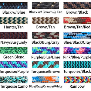 Custom Finesse Loop Reins, Finesse Style Yacht Rope Reins, Rope Reins ...