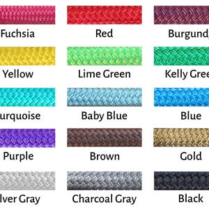 Custom 15 Foot Lead Rope, Yacht Lead Rope, Custom Lead Rope, Yacht Rope ...