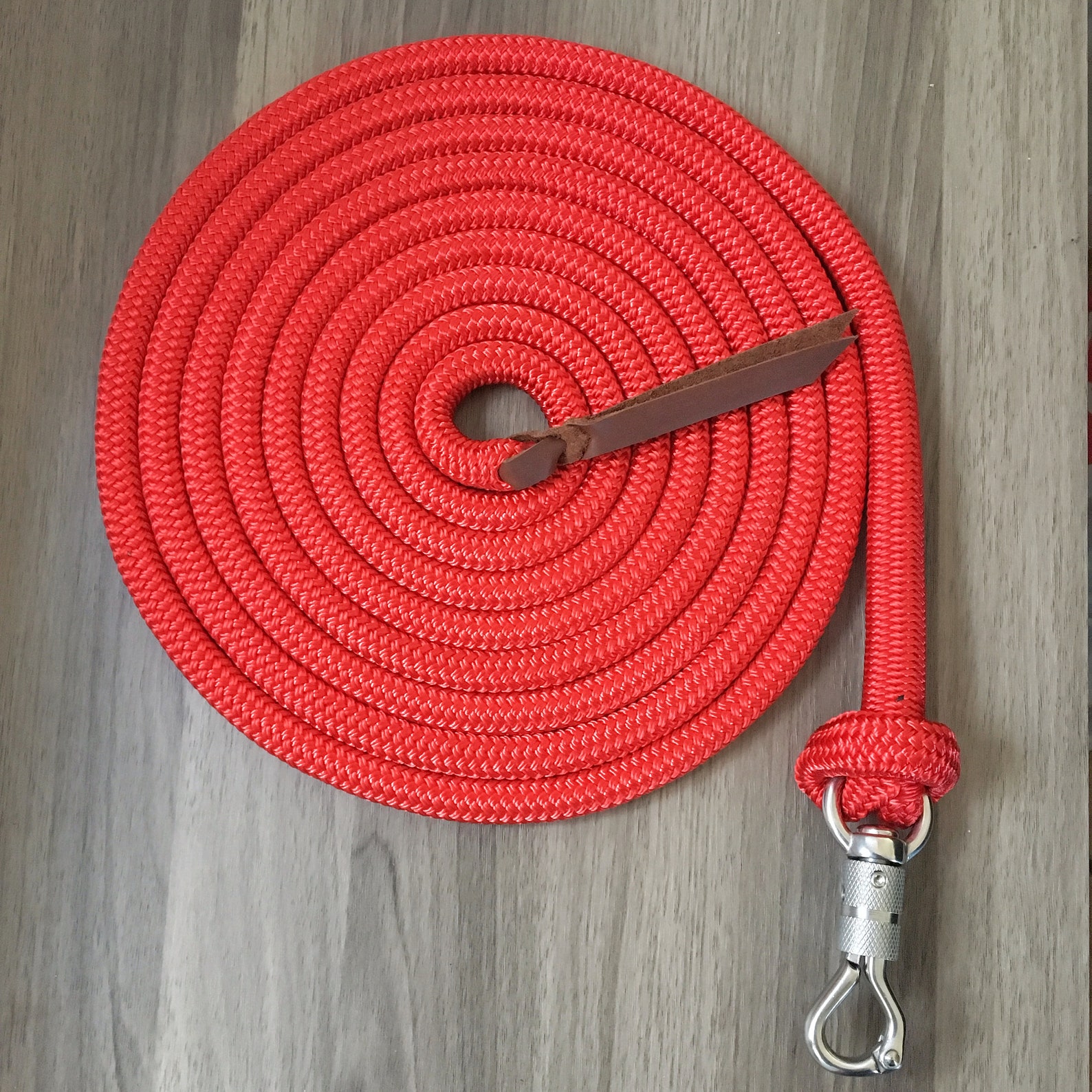 Custom 22 Foot Lead Rope, Yacht Rope Lead, Yacht Rope Lunge Line ...